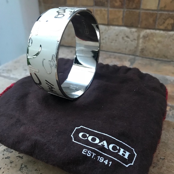 Jewelry | Coach Signature Bangle | Poshmark